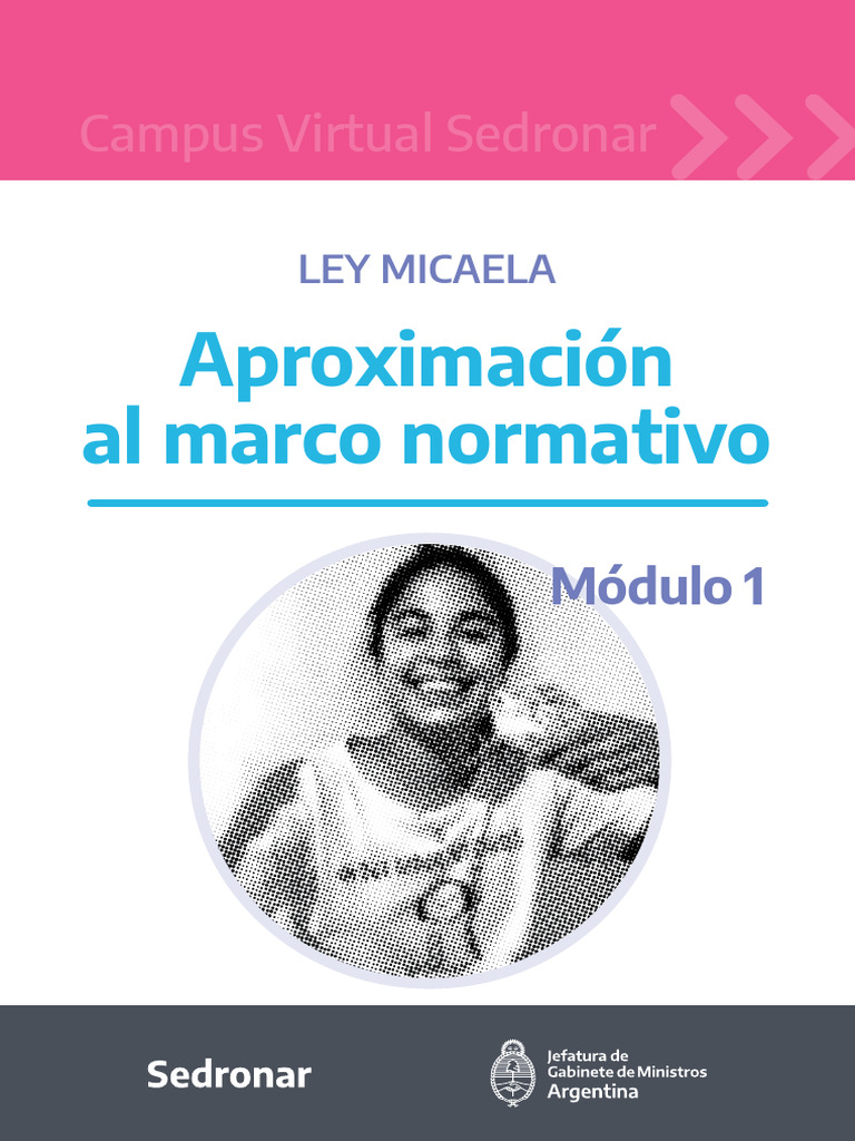 Módulo 1 - Aproximación Al Marco Normativo - Ley Micaela en Sedronar | PDF | Identidad de género ...
