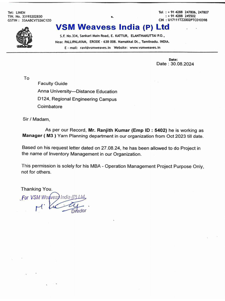 Project approval | PDF