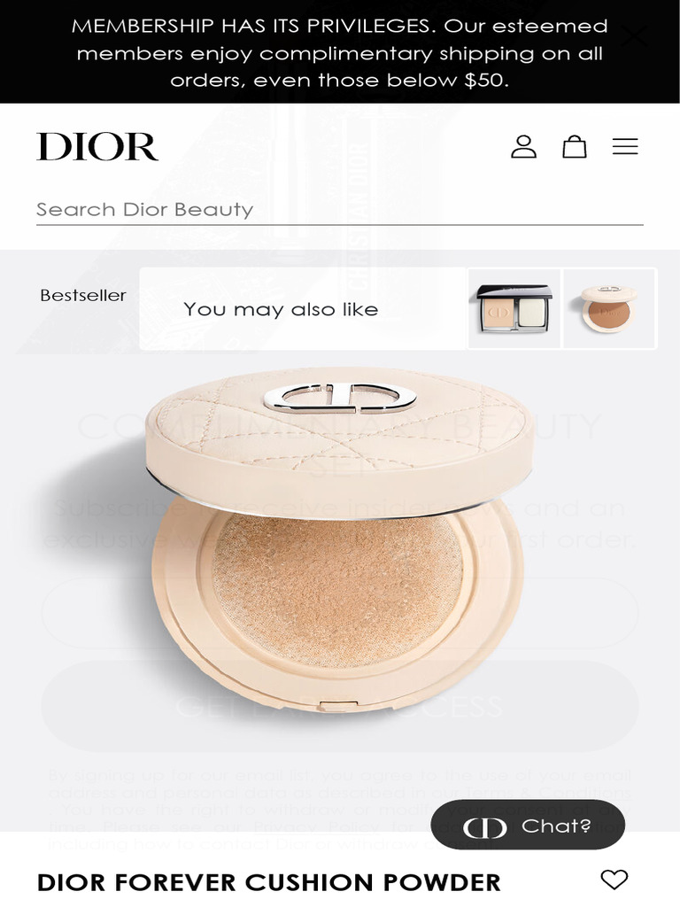 Dior Forever Cushion Powder Fine, Skin Fresh & Loose Powder Dior US | PDF