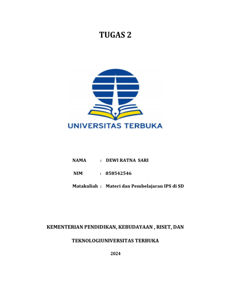 TUGAS 2 Materi Pembelajaran IPS SD | PDF