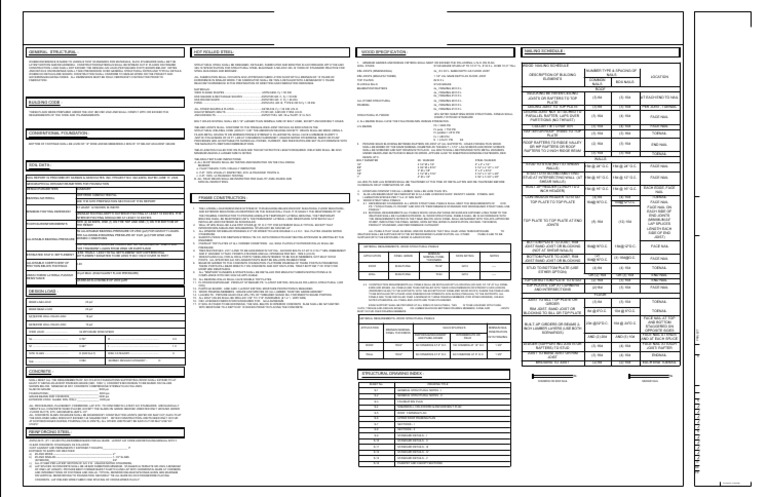 General Notes Wood Structure | PDF | Framing (Construction) | Screw