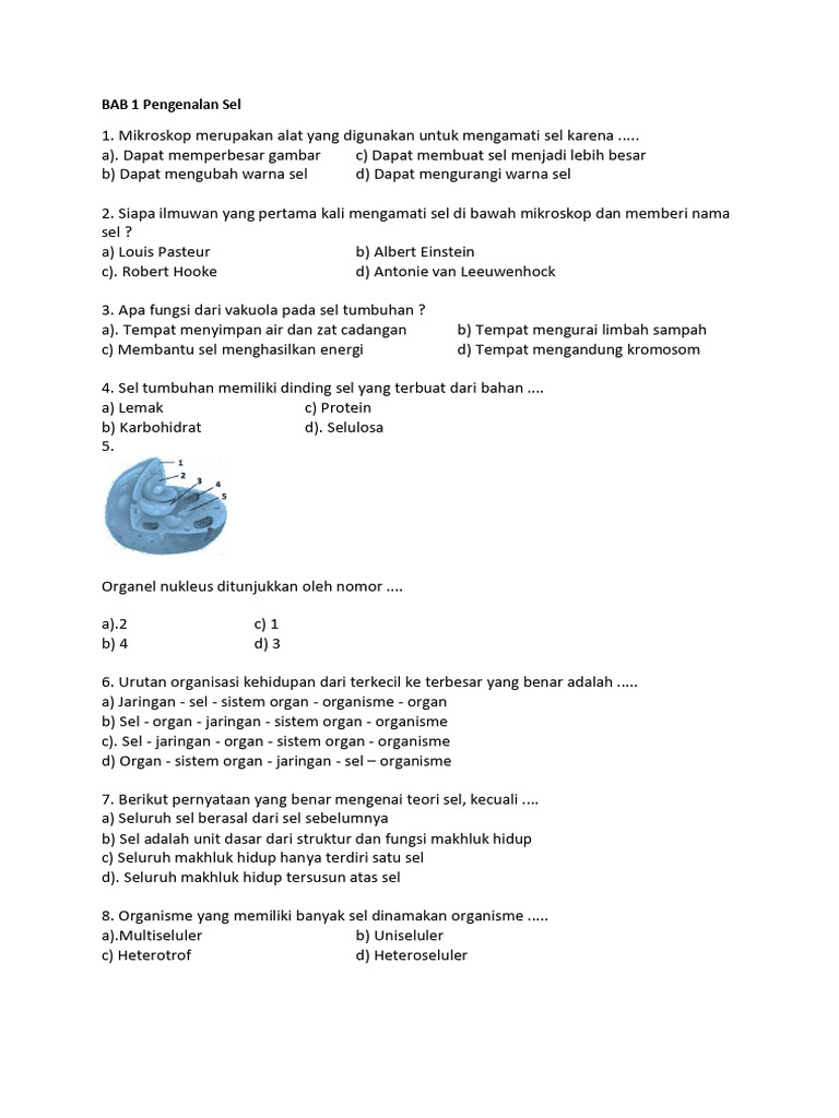 UAS IPA KELAS 8 SMSTR 1 | PDF