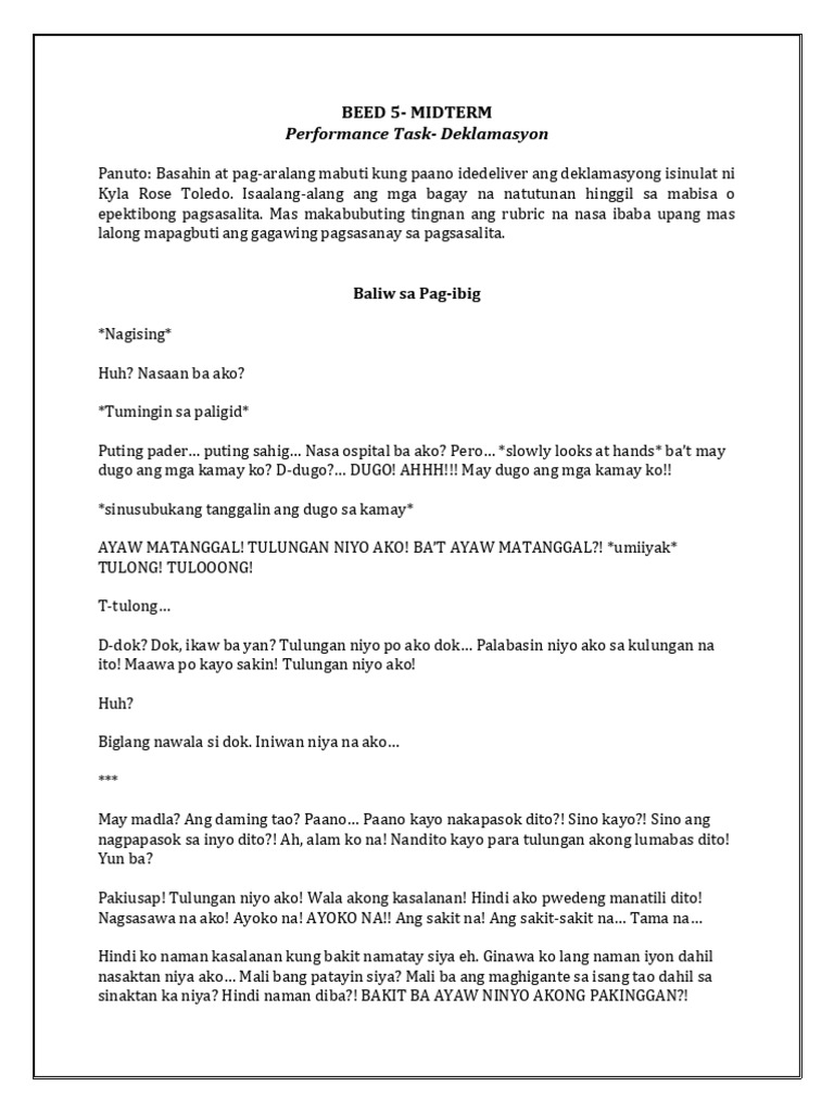 Beed 5 Midterm | PDF