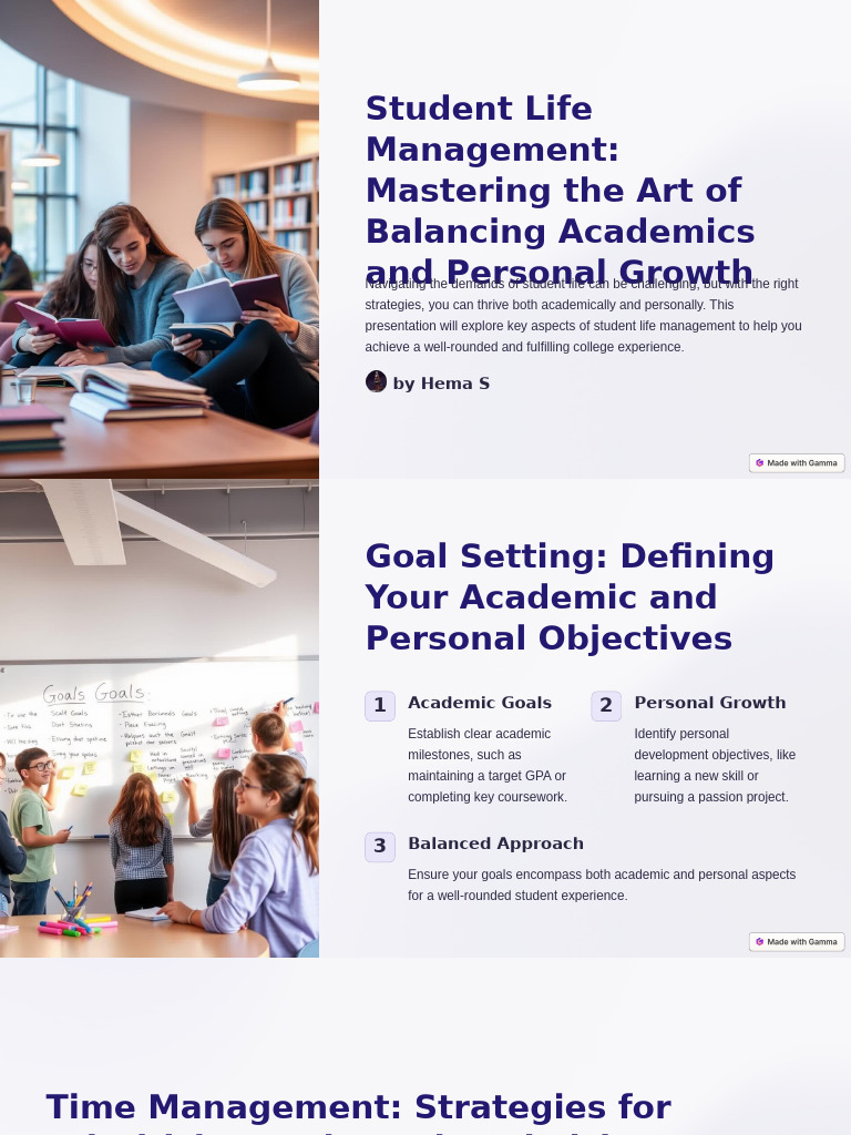 Student Life Management Mastering The Art of Balancing Academics and ...
