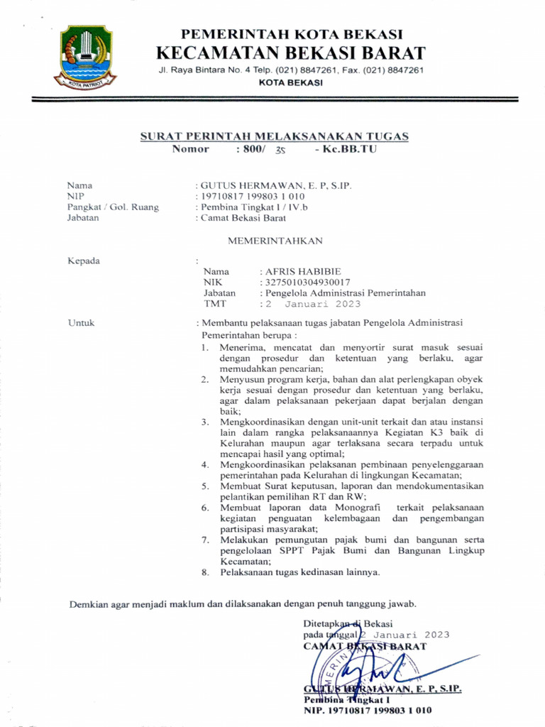 Spmt 2023 Januari | PDF