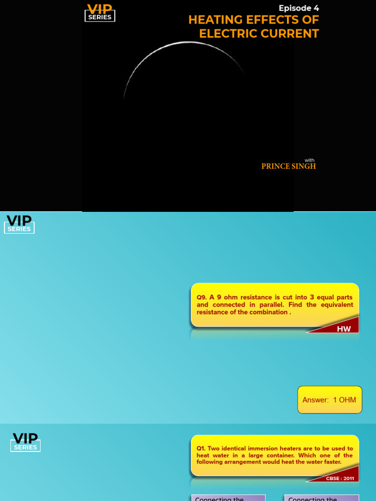 VIP 4+Heating+Effects+of+Electric+Current | PDF | Resistor | Electrical ... VIP 4+Heating+Effects+of+Electric+Current | PDF | Resistor | Electrical ...