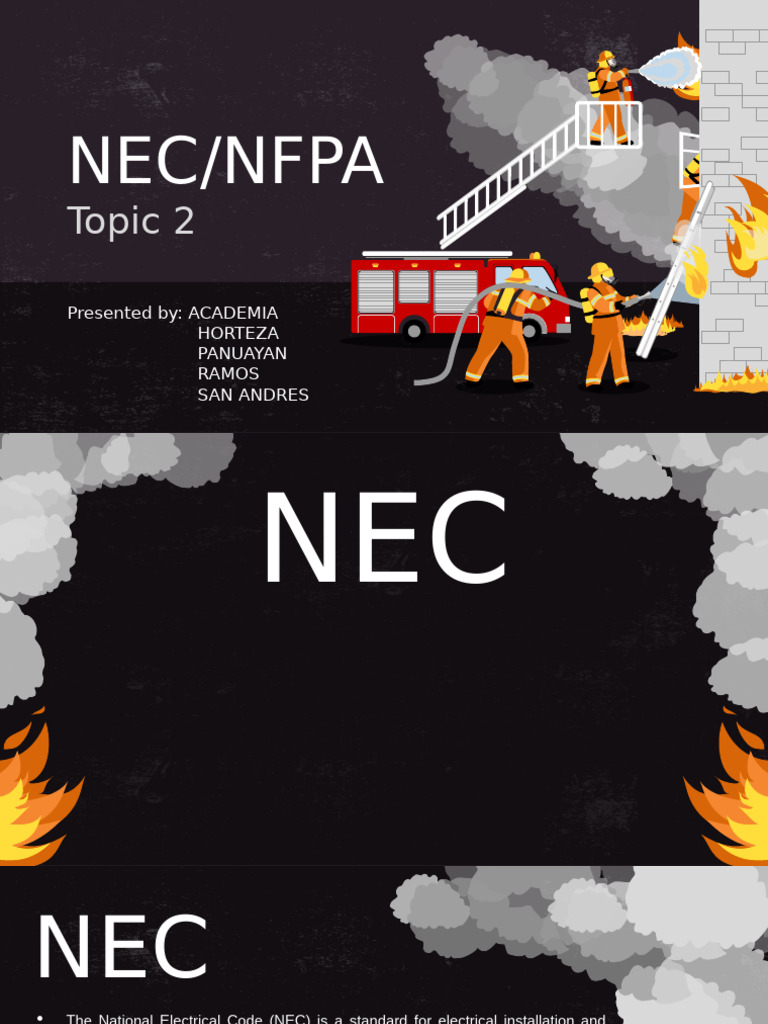 Nec Nfpa Electrical Standards Reporting Group 8 | PDF | Electrical ...
