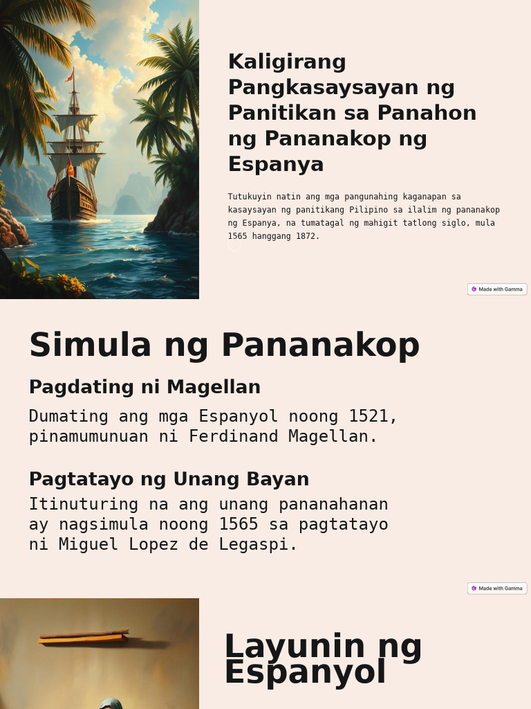 Kaligirang Pangkasaysayan NG Panitikan Sa Panahon NG Pananakop NG ...