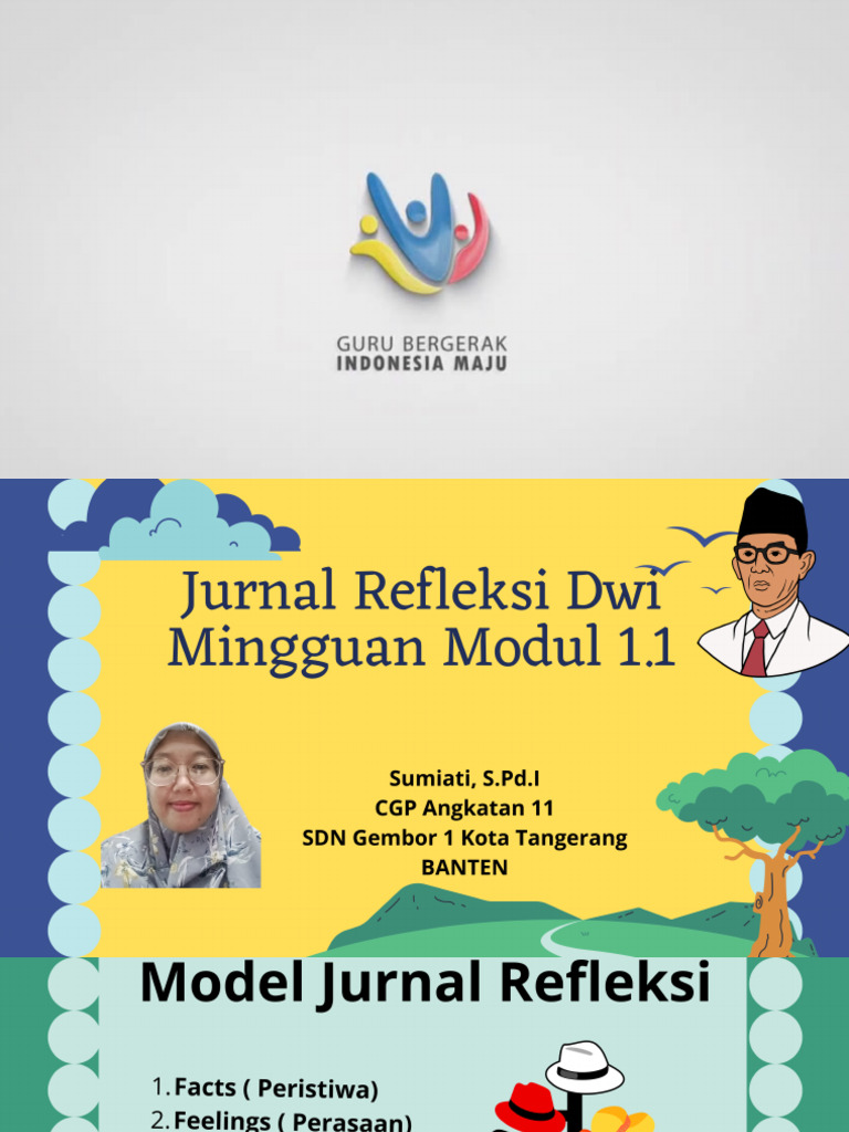 Jurnal Refleksi Dwi Mingguan Modul 1.1 | PDF