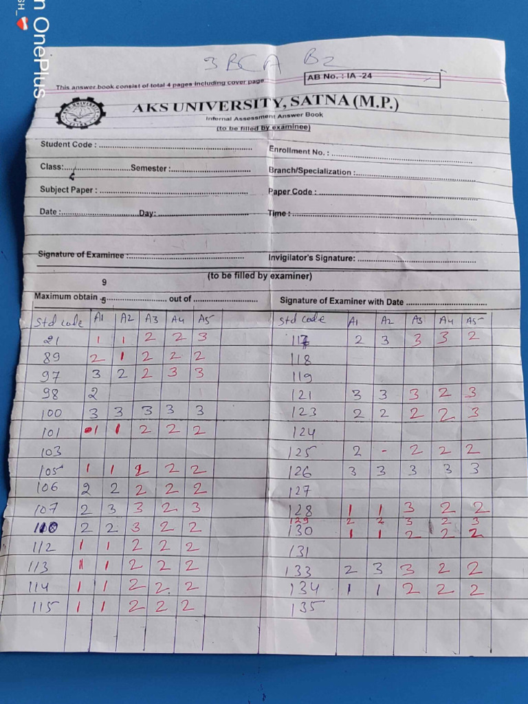 Dcom Assignment Mark's List ? | PDF