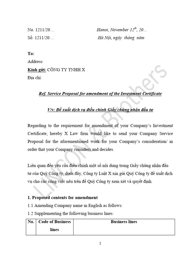 Service Proposal | PDF