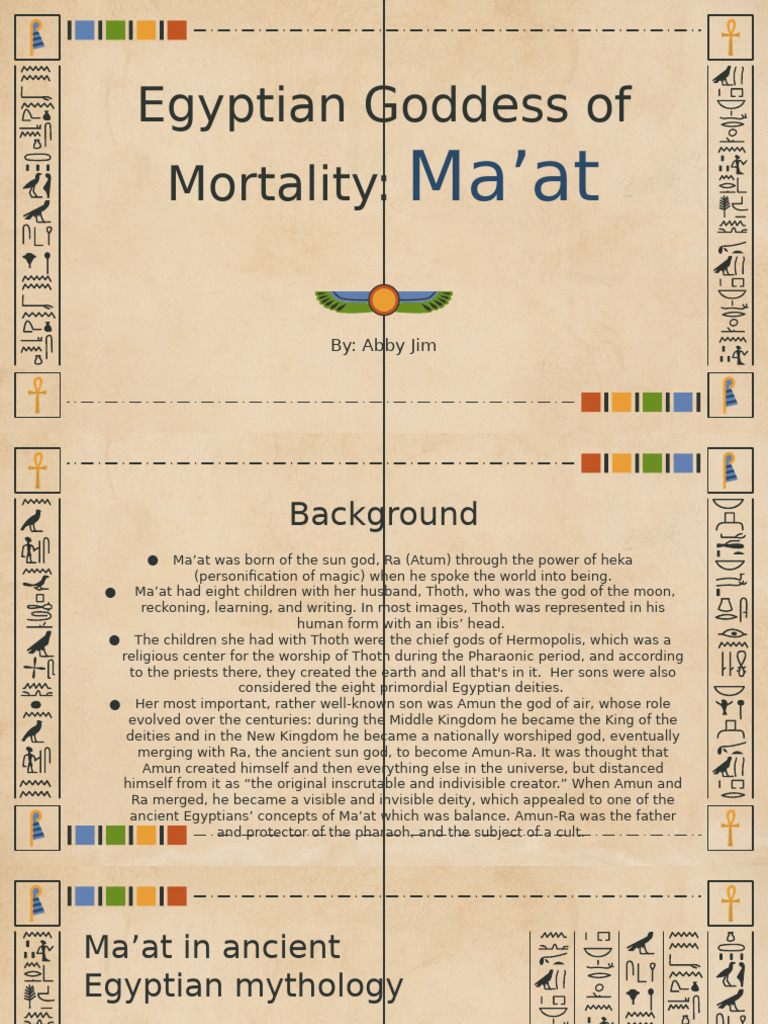 Ma’at: Goddess of Truth and Balance | PDF | Ancient Egyptian Religion ...