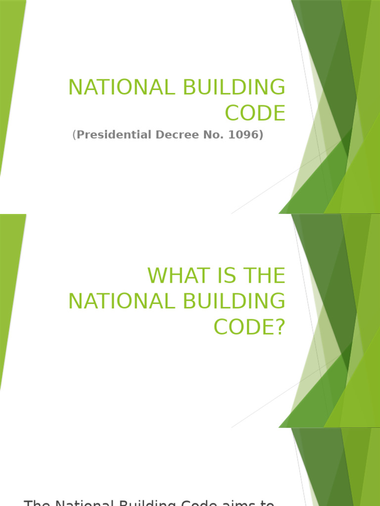 9 - National Building Code | PDF | Building | Wall