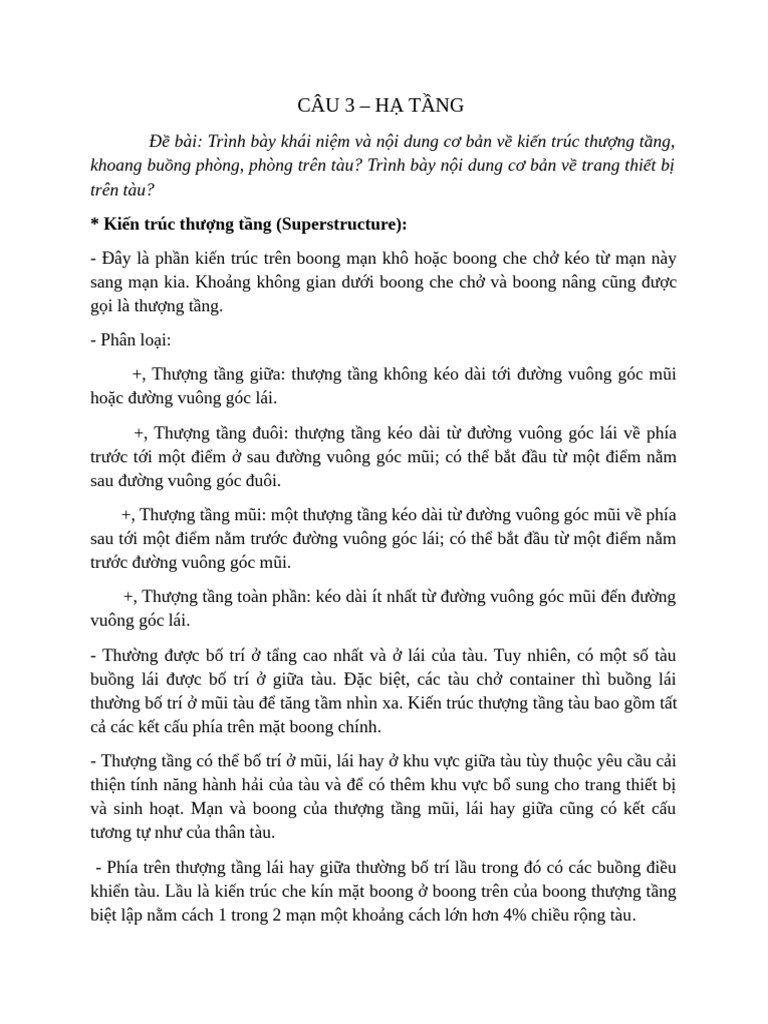 CÂU3 -HẠ TẦNG | PDF