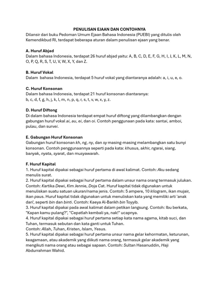 PENGERTIAN EJAAN DAN EYD 3 | PDF PENGERTIAN EJAAN DAN EYD 3 | PDF