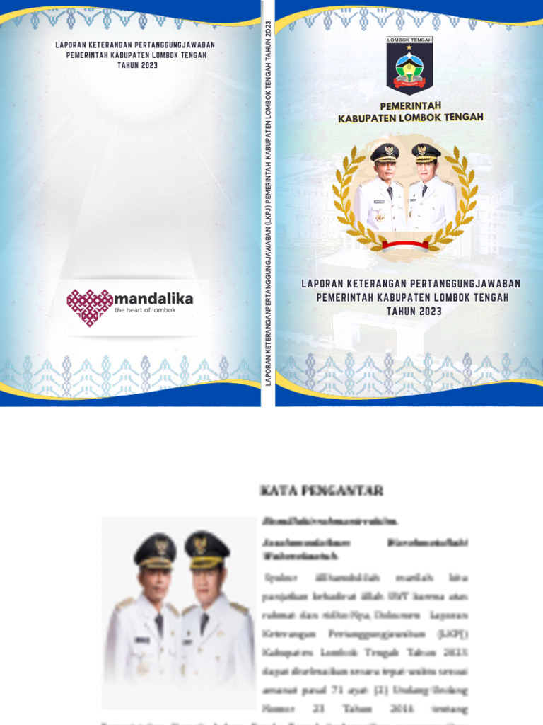 LKPJ - Lombok Tengah 2023 | PDF