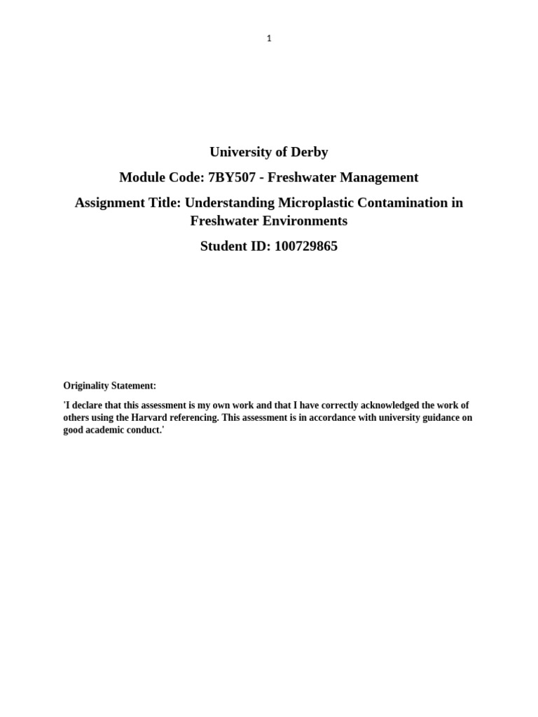 CW1 revised (1) | PDF | Environmental Issues | Environmental Engineering