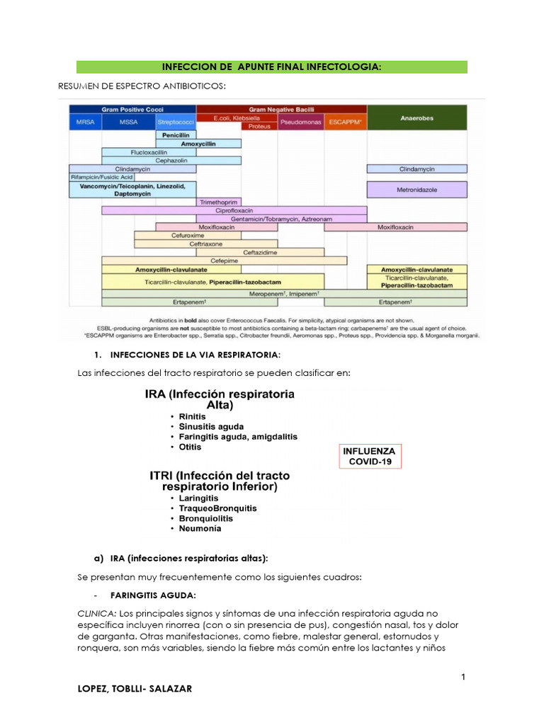 Apunte Final Infecto (Vir-soff) | PDF | Sistema inmune | Influenza