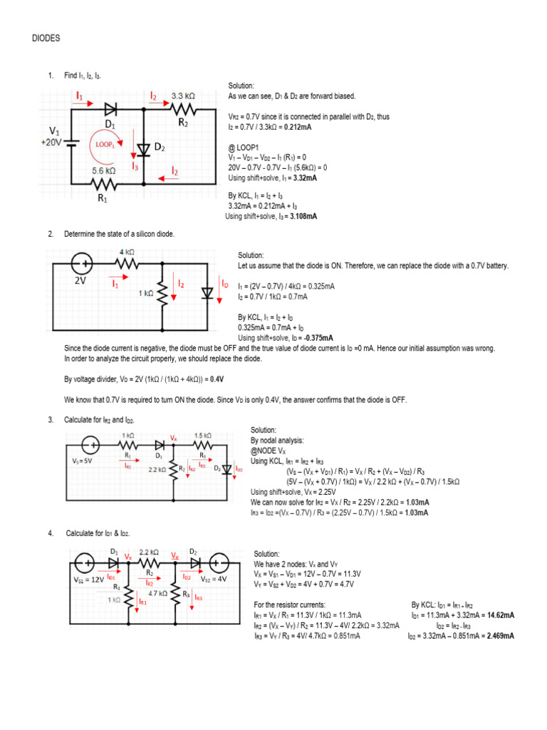 DIODES | PDF | Diode | Electricity