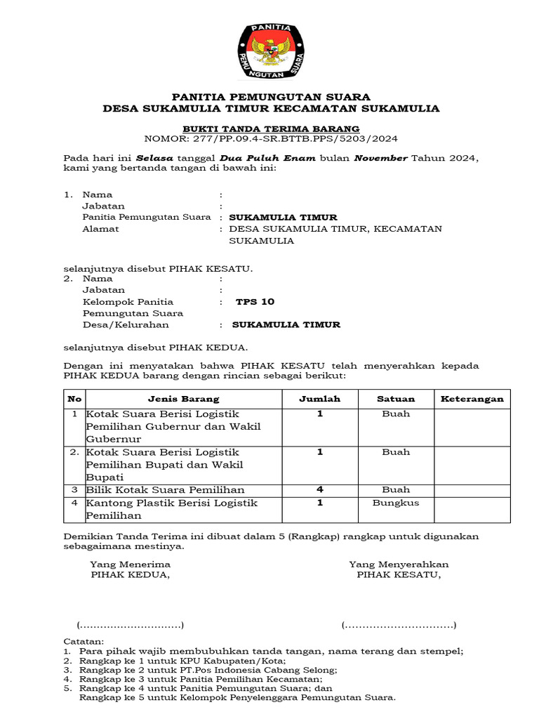BTTB Pps Kpps Suralaga | PDF