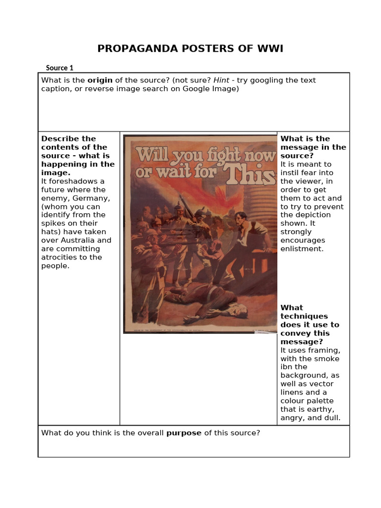 Analysis On Propaganda in History | PDF | Propaganda