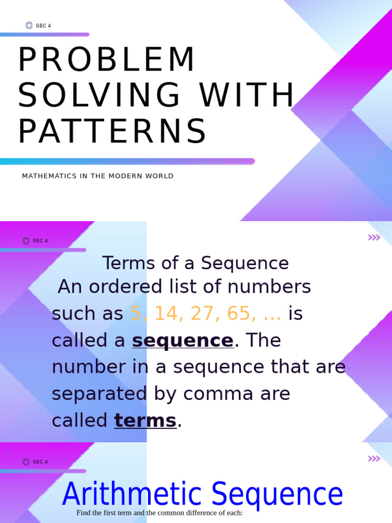 Understanding Arithmetic Sequences | PDF | Mathematics | Arithmetic