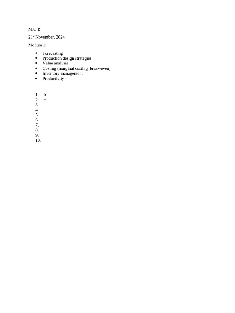 MOB 21st November, 2024 | PDF