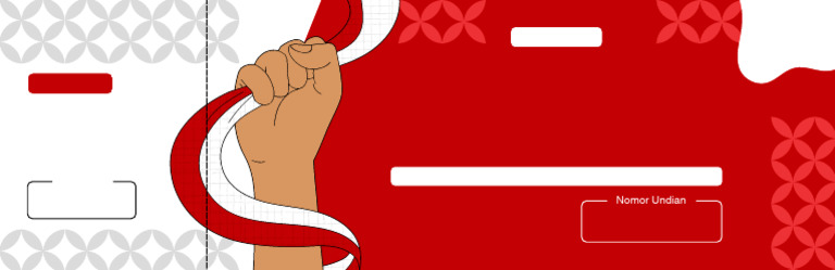 Merah Dan Putih Kupon Undian Hadiah Jalan Sehat Agustusan HUT RI Tiket2024 | PDF