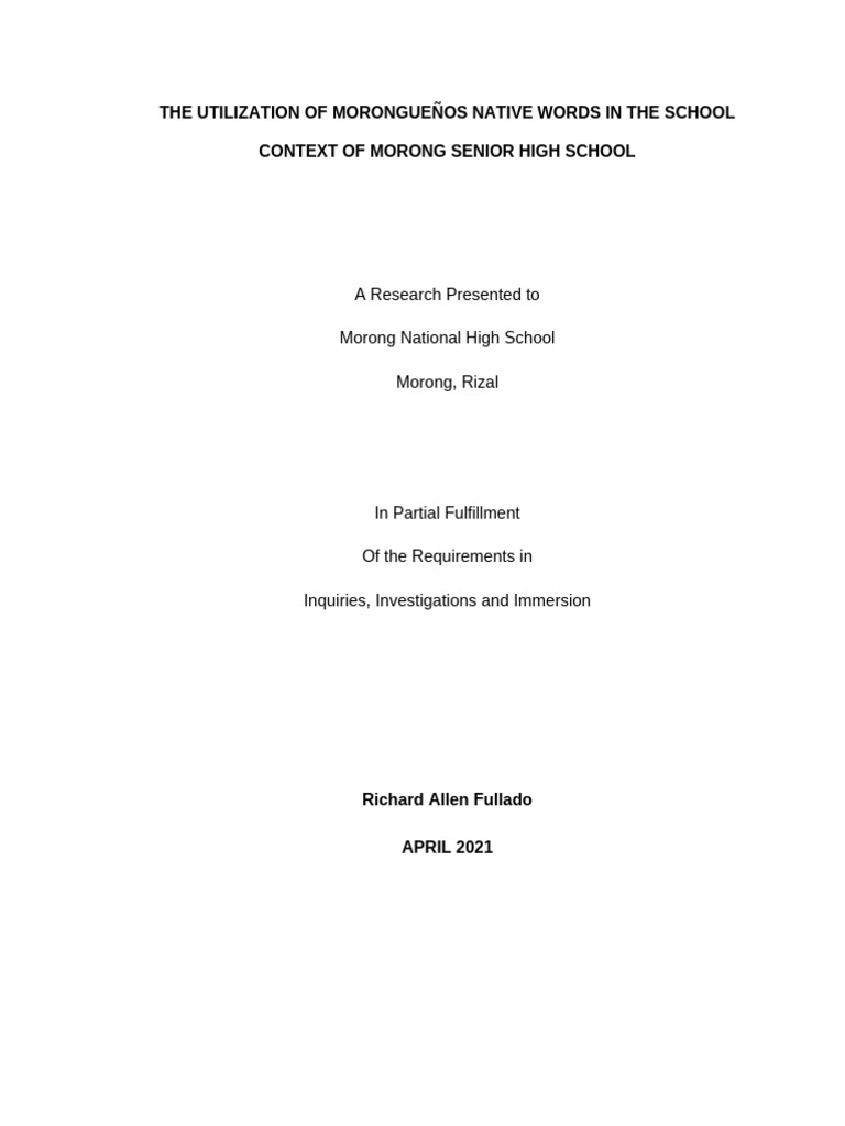 3-Is-Manuscript-completed | PDF | Tagalog Language | Statistics