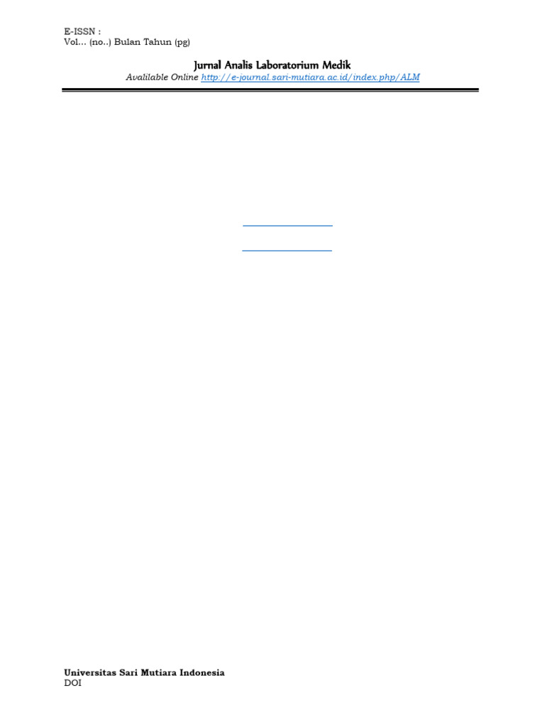 Template Ojs Analis LM | PDF