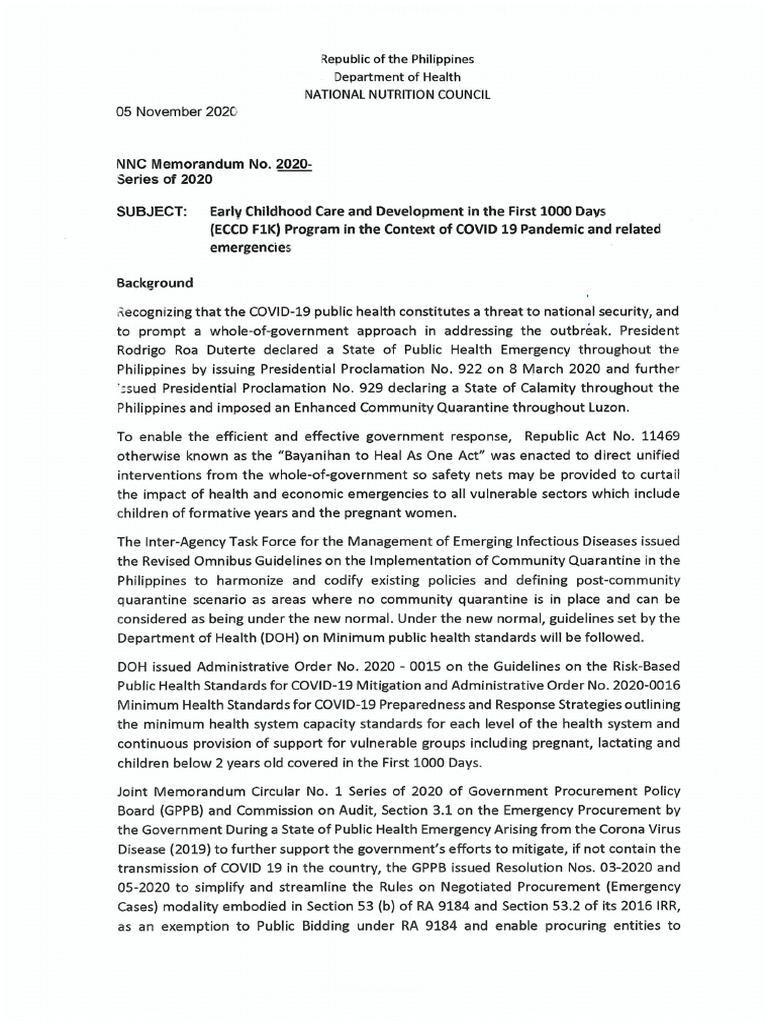 Tutok Kainan Guidelines | PDF