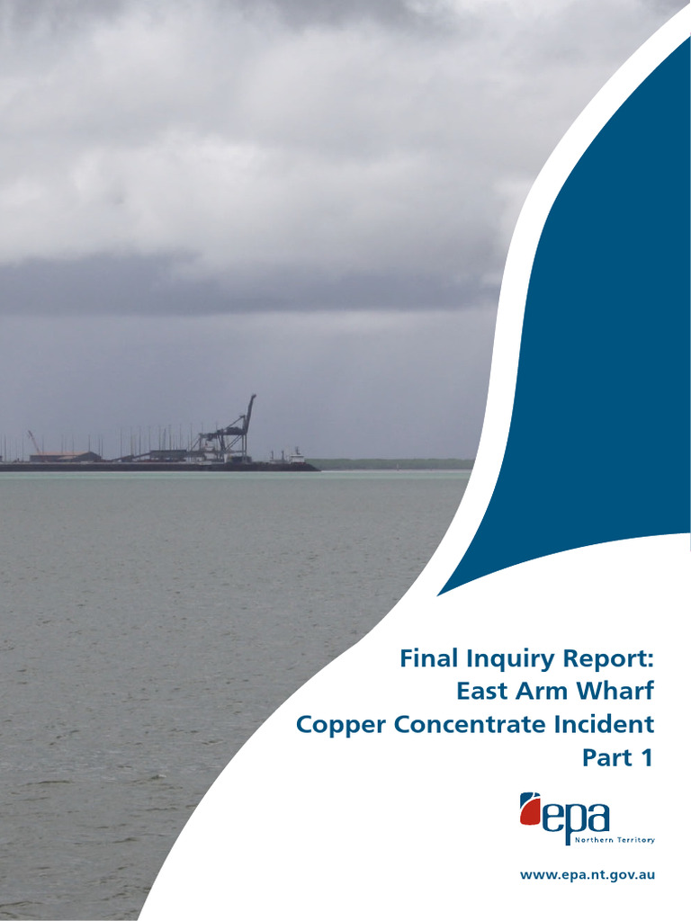 EPA-Report_East-Arm-Copper-Concentrate-Incident-Part-1 | PDF ...