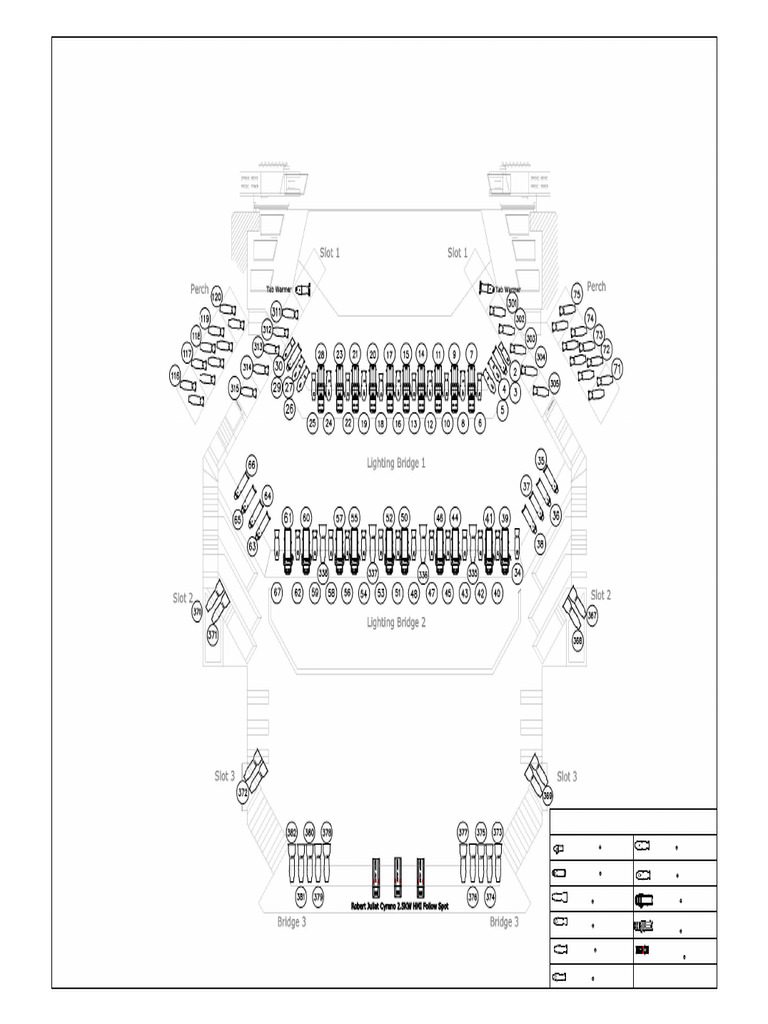 Lyric Theatre Standard Light Plan (Foh) 2021 | PDF