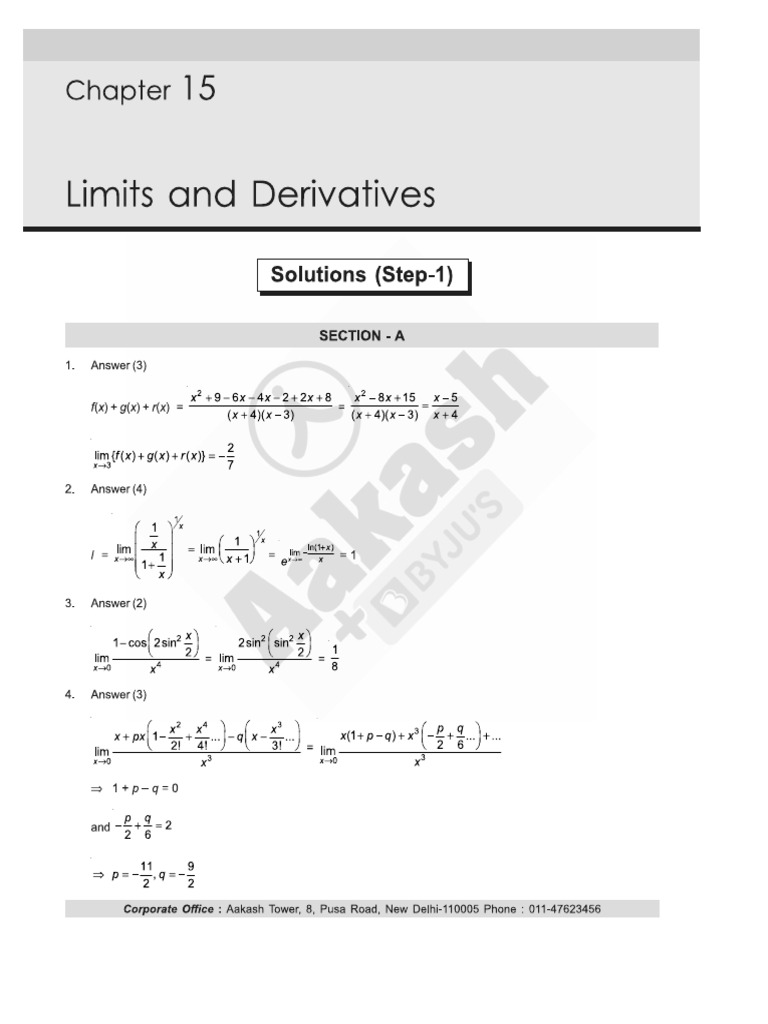 Limits | PDF