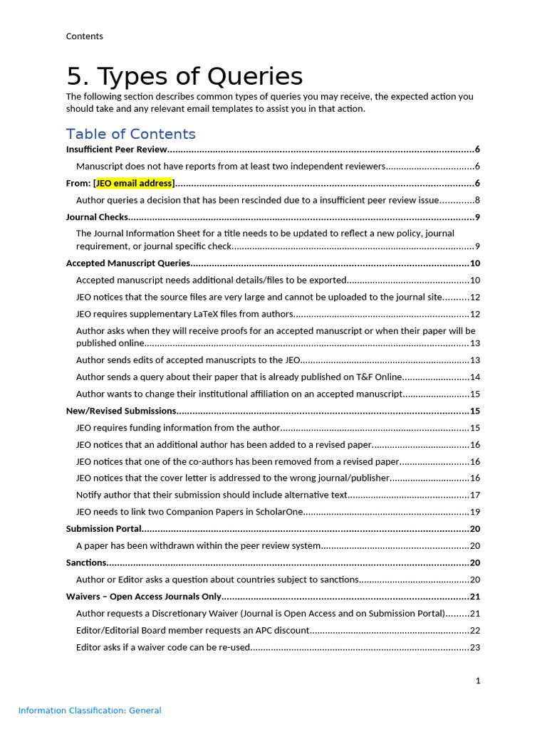 5. Types of Queries | PDF | Open Access | Scholarly Communication