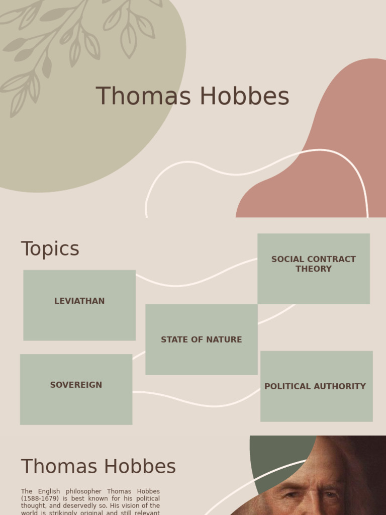 Thomas Hobbes Report | PDF | Sovereignty | Thomas Hobbes