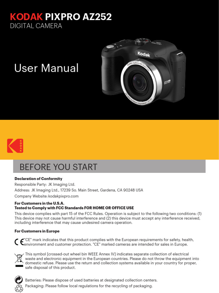 Docsmanualsastrozoomaz252az252 Manual en PDF | PDF | Digital Camera ...