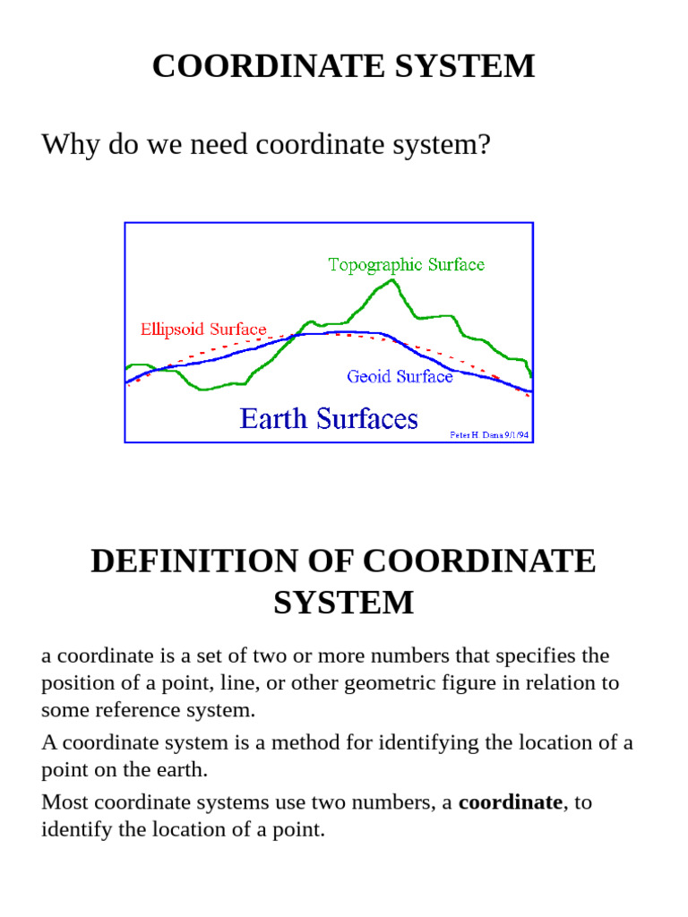 Coordinate System | PDF | Coordinate System | Latitude