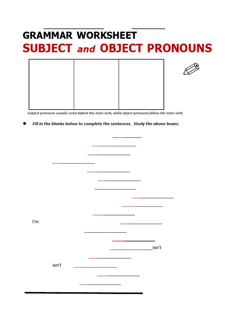 Object Pronouns Guide English II | PDF | Language Mechanics | Grammar