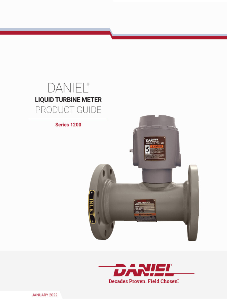 Flow Daniel DAN-1200-LIQ-TM-PG-0122 | PDF | Flow Measurement | Metrology