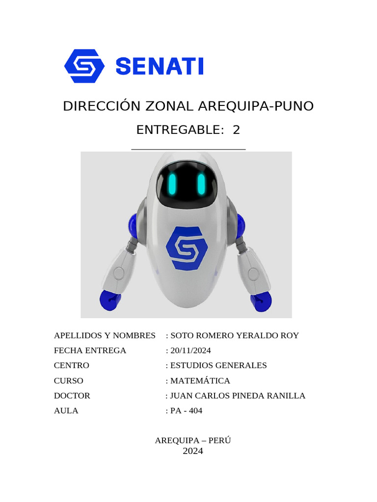Entregable 2 Matematica | PDF | Pi | Números
