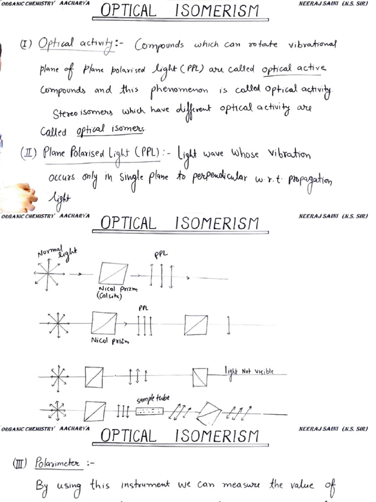 Optical Isomerism | PDF