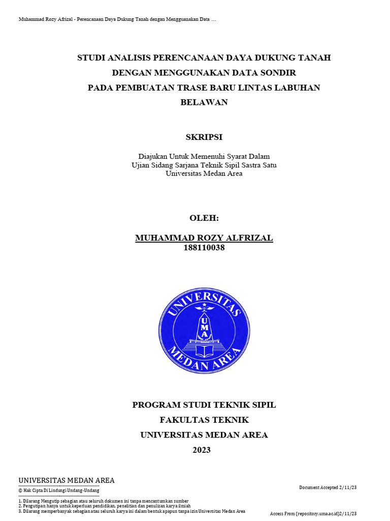 188110038 - Muhammad Rozy Afrizal Fulltext | PDF