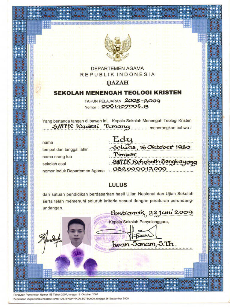 Ijazah Edy | PDF