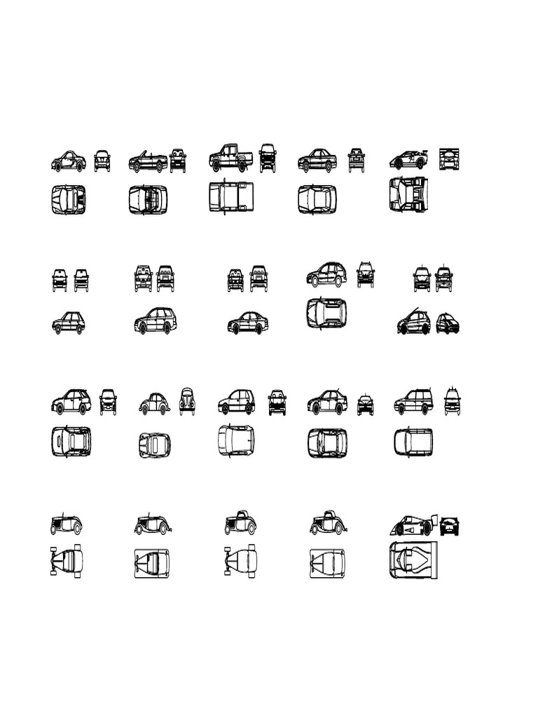 Cars Set Model | PDF