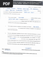 HOF Self-Declaration for Aadhaar Update | PDF