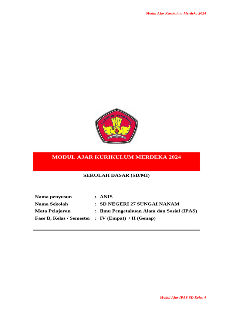 BAB 5 - MA IPAS Kls 4 | PDF