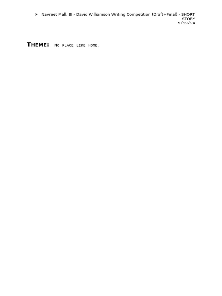 Writing Competition. | PDF