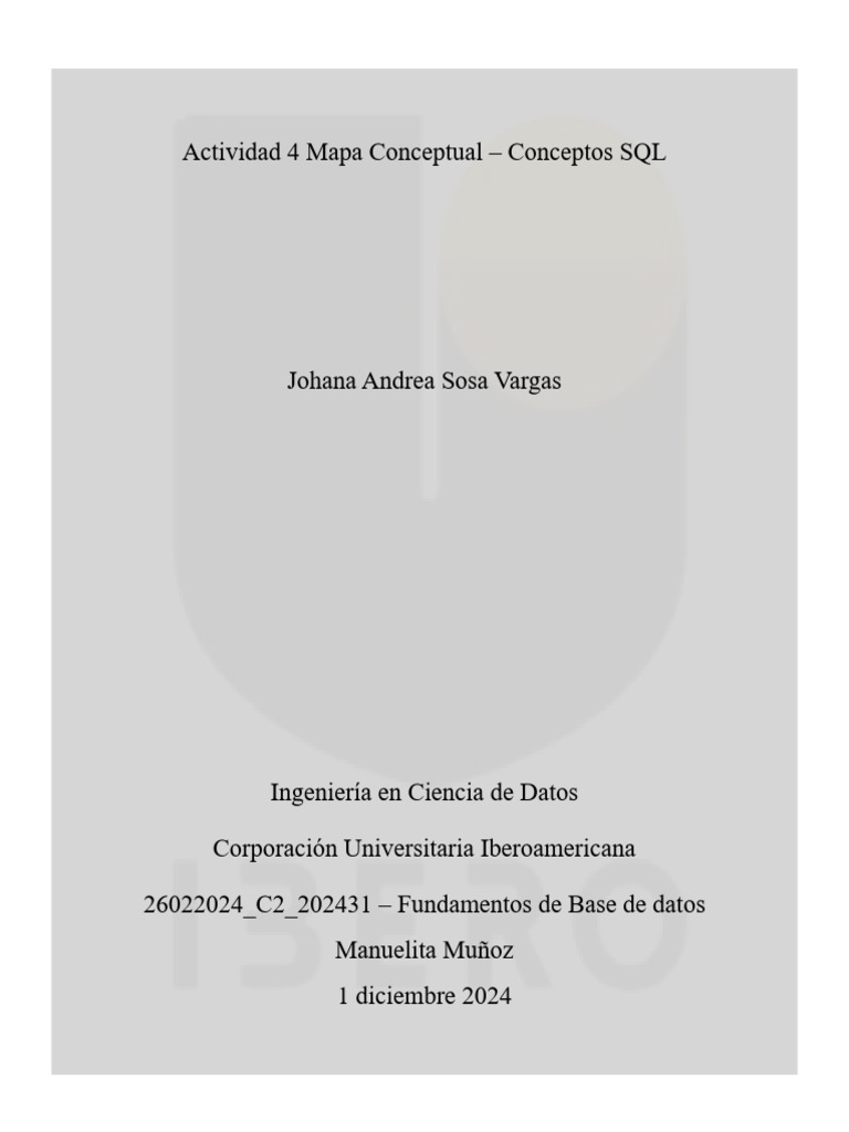 Actividad 4 Mapa Conceptual | PDF
