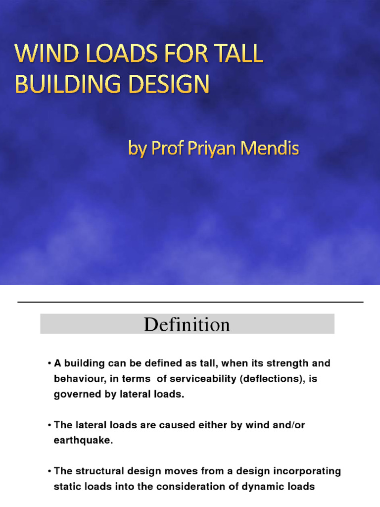 Wind Management for Tall Buildings | PDF | Wound | Wind Speed
